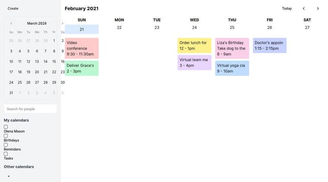 scheduling calendar using shadcn ui | A shadcn/ui and v0 generation - v0
