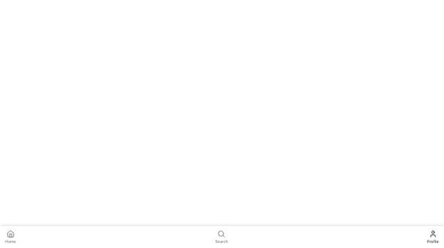 Footer with 3 options (Home, Search, Profile) for a mobile app | A ...