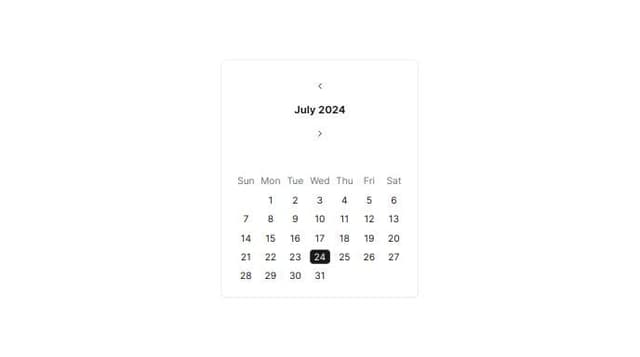 Calendar picker with month and year selector | A shadcn/ui and v0 ...