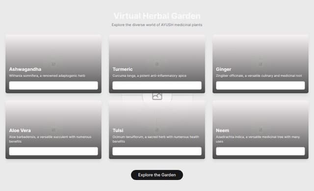 Create a Virtual Herbal Garden that provides an interactive, educational, and immersive ...