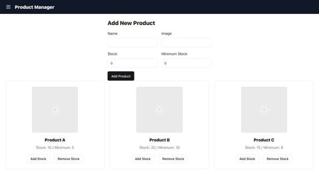 create a togglable nav bar with add products page with fields like name ...