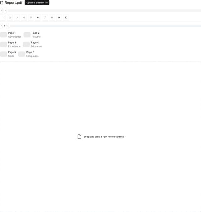 pdf viewer and uploader using tailwindcss and shadcn and pdf-react | A shadcn/ui and v0 ...