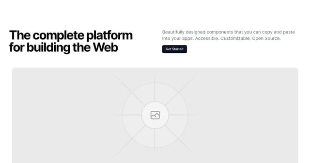 hero section with shadcn/ui components | A shadcn/ui and v0 generation - v0