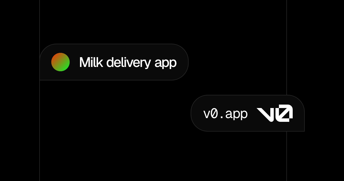 Milk delivery app - v0 by Vercel
