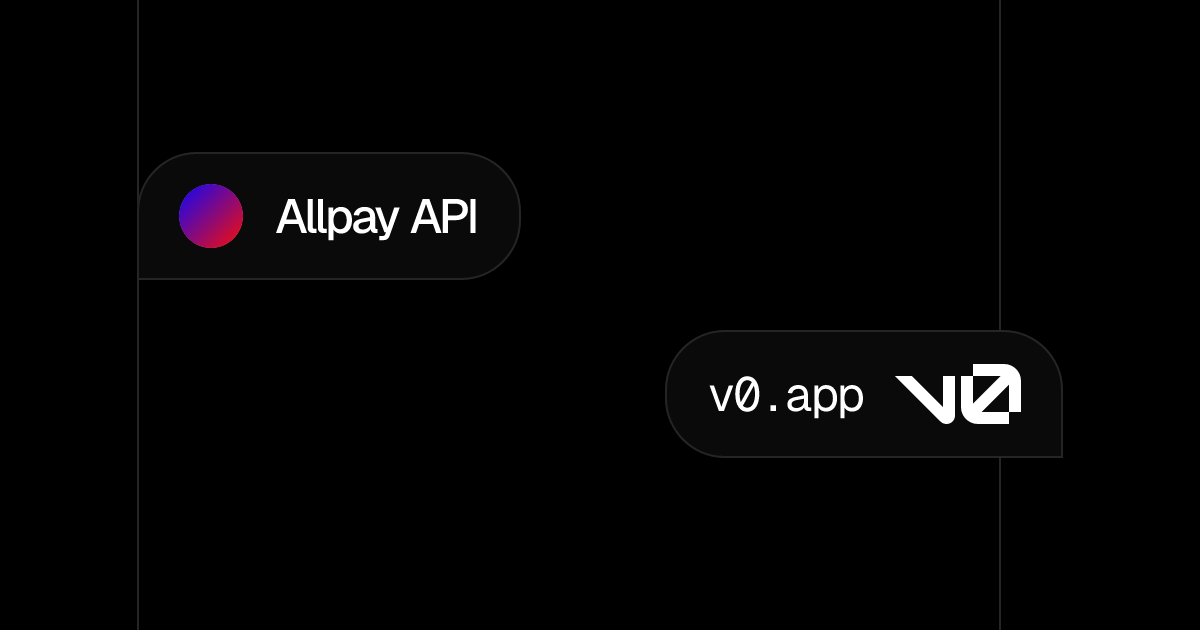 Allpay API - v0 by Vercel