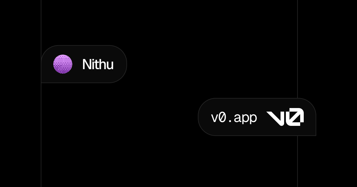 Nithu - v0 by Vercel