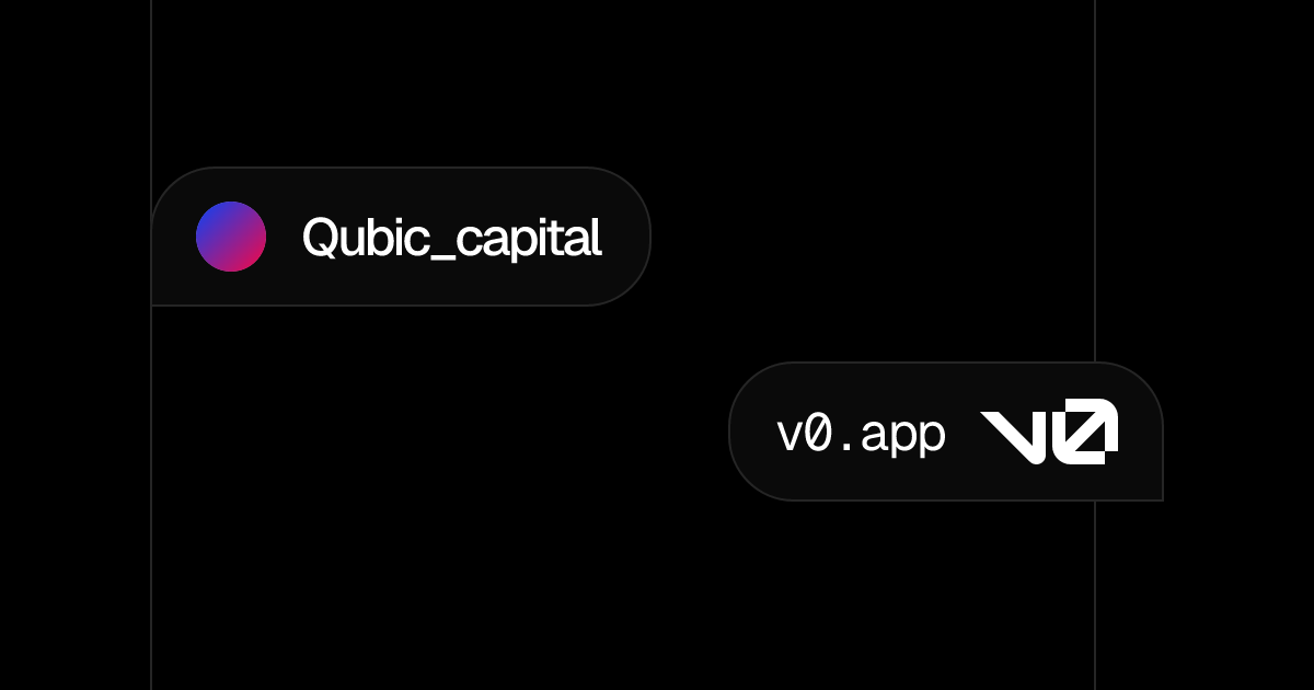 Qubic_capital - v0 by Vercel