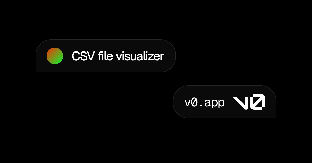 CSV file visualizer - v0 by Vercel