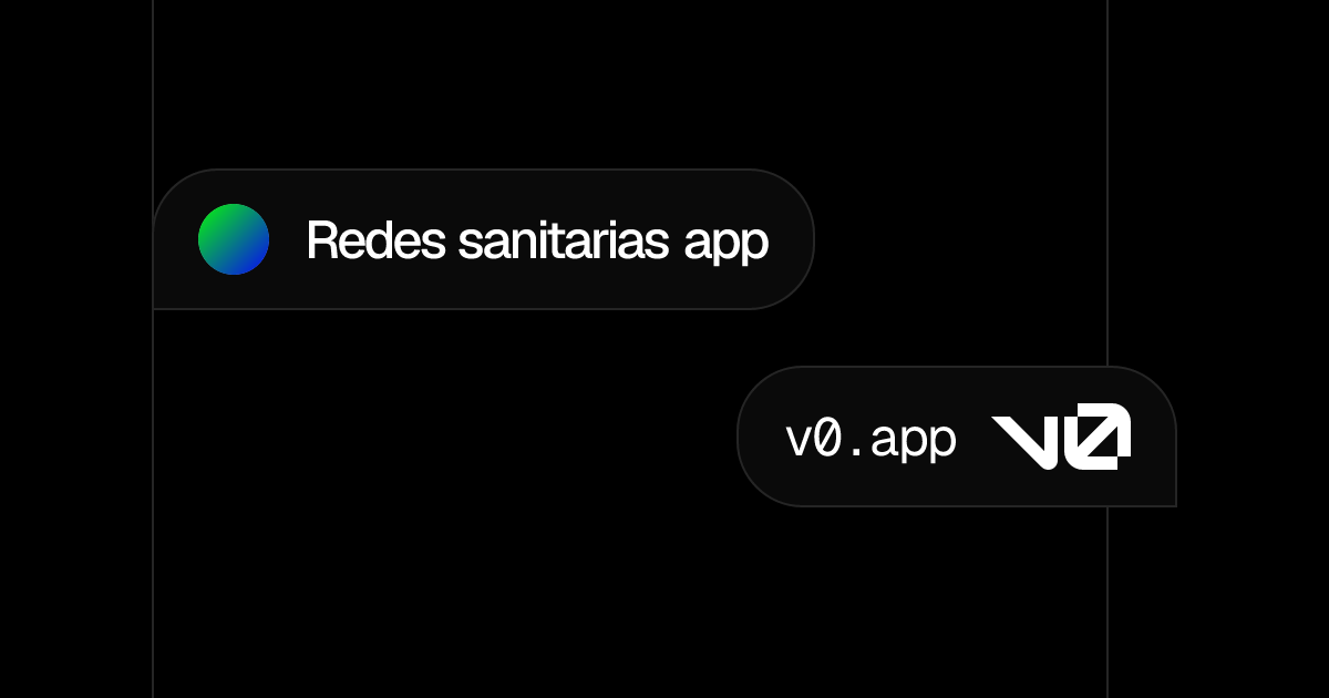 Redes sanitarias app - v0 by Vercel