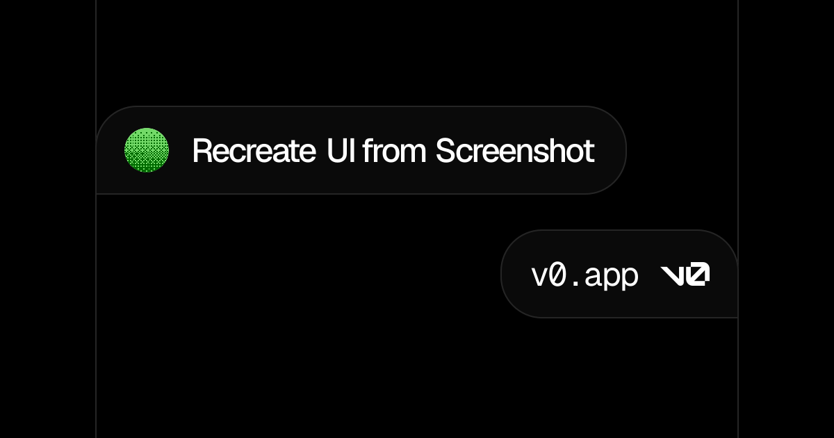 Recreate UI from Screenshot - v0 by Vercel