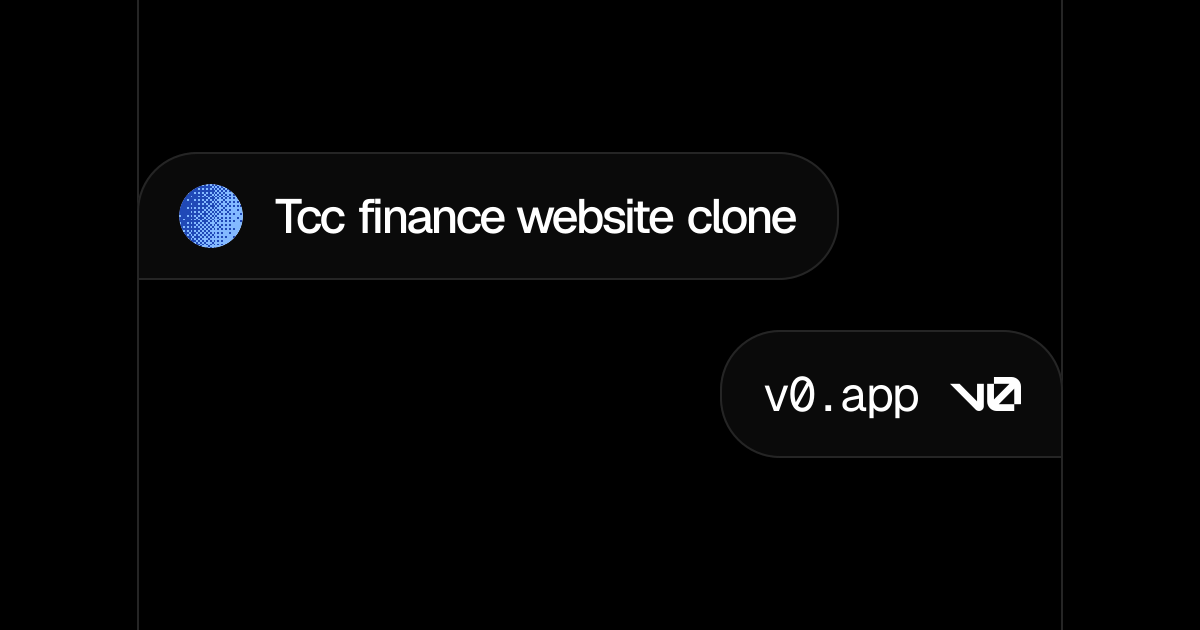 Tcc finance website clone - v0 by Vercel