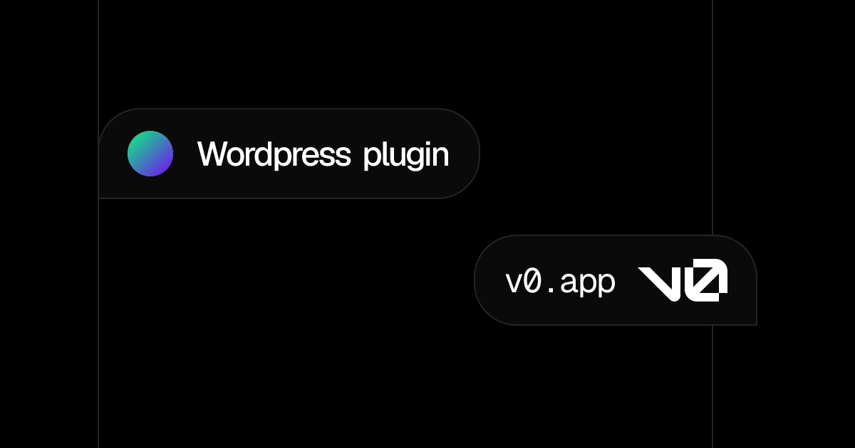 Wordpress plugin - v0 by Vercel
