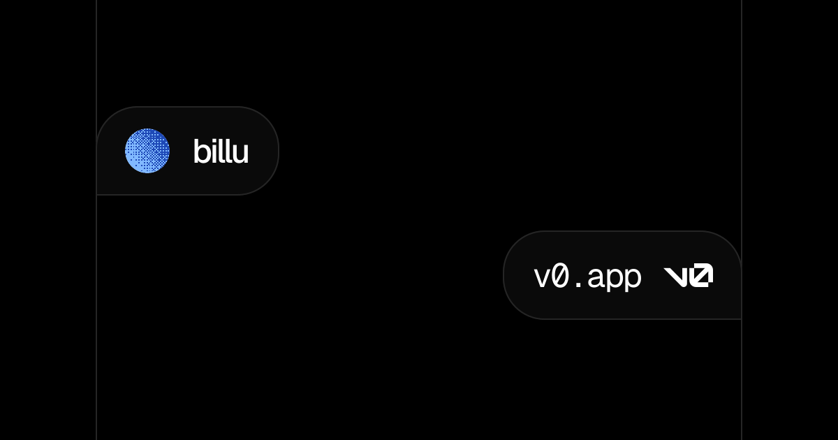 billu - v0 by Vercel