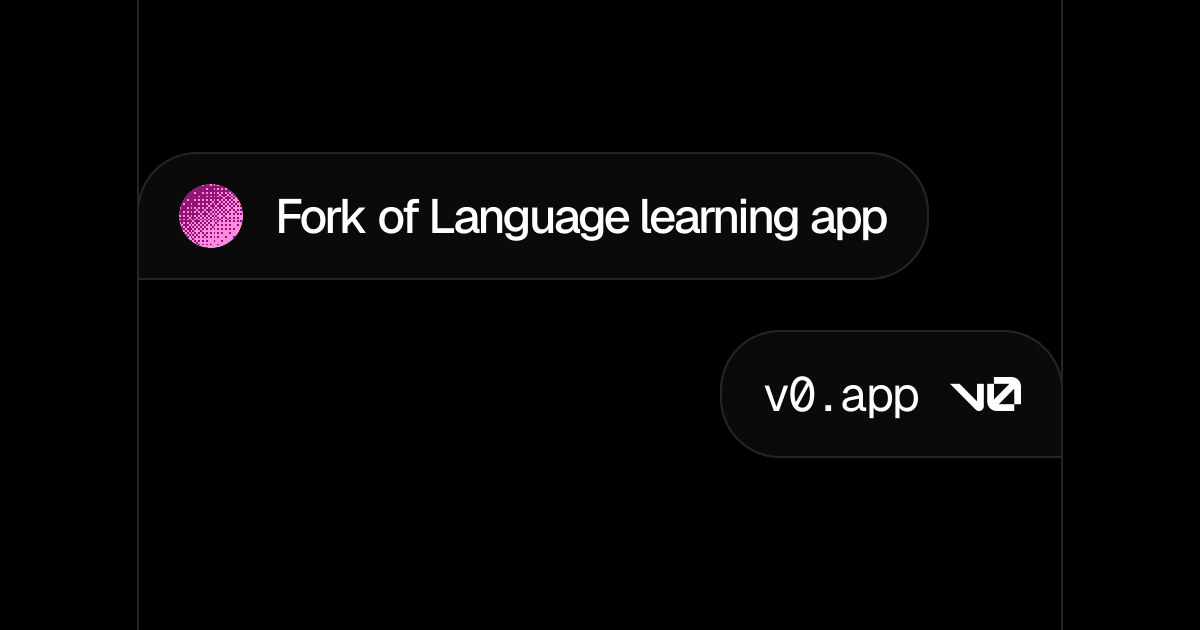 Fork of Language learning app - v0 by Vercel