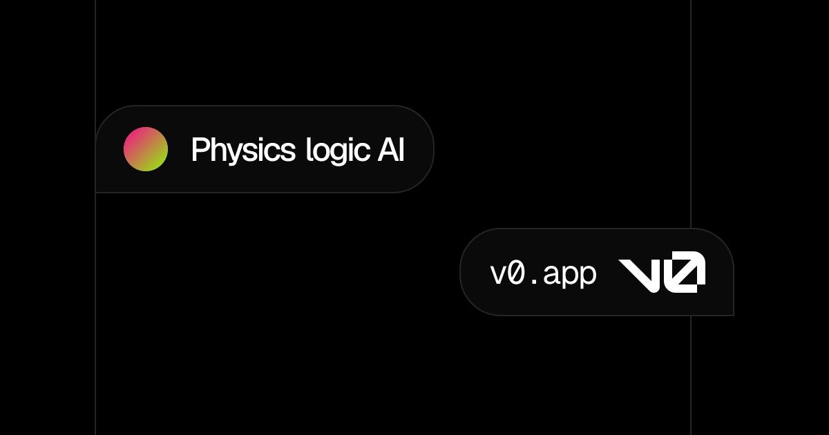 Physics logic AI - v0 by Vercel