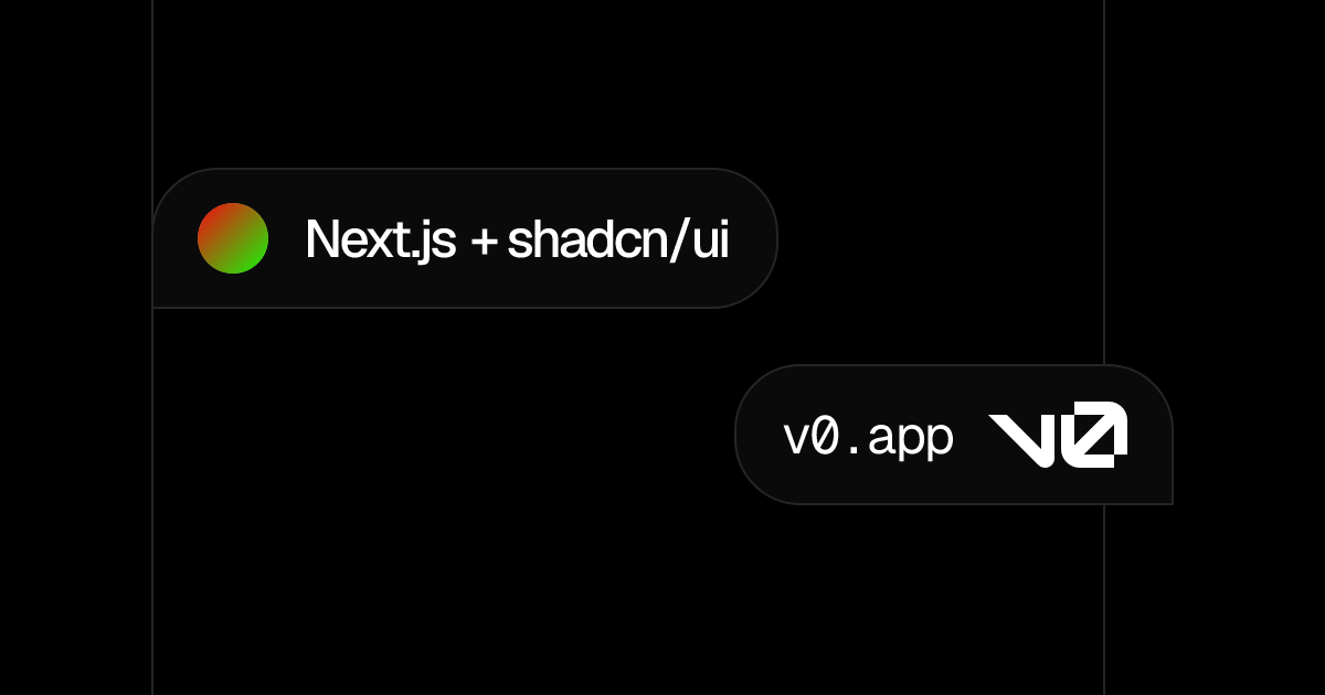 Next.js + shadcn/ui - v0 by Vercel