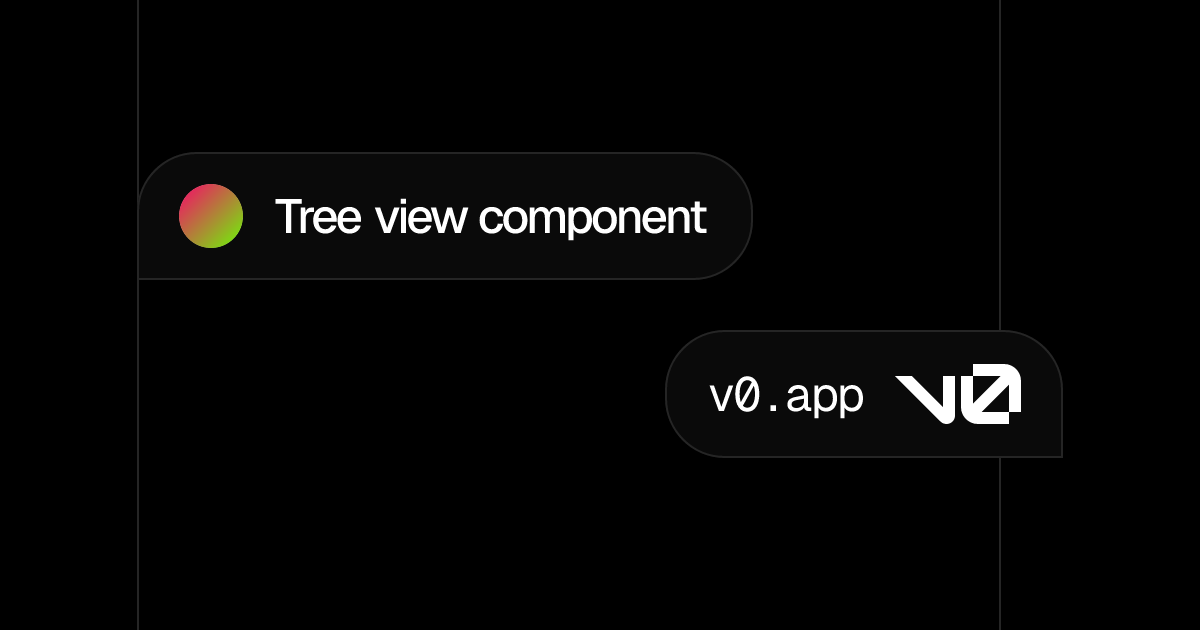 Tree view component - v0 by Vercel