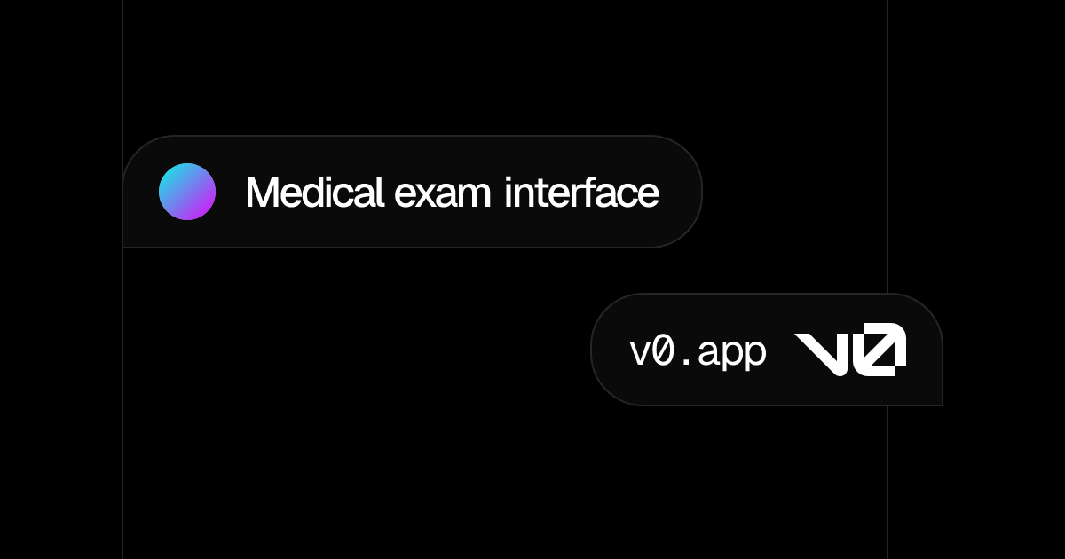 Medical exam interface - v0 by Vercel
