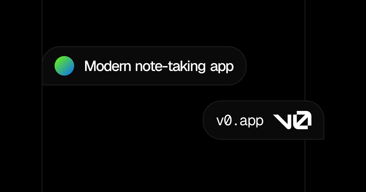 Modern note-taking app - v0 by Vercel