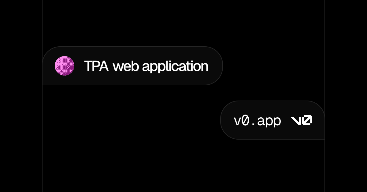 TPA web application - v0 by Vercel