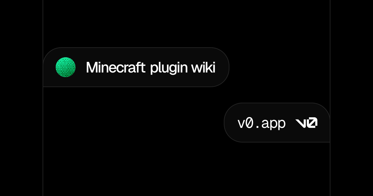 Minecraft Plugin Wiki V0 By Vercel 9674