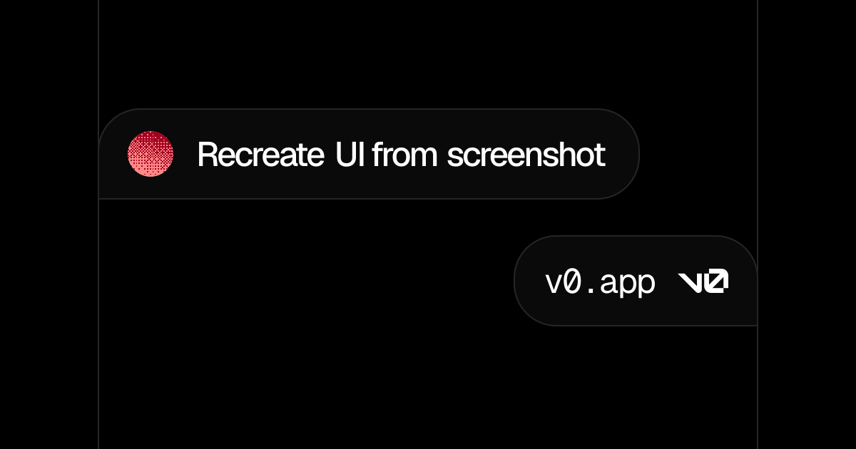 Recreate UI from screenshot - v0 by Vercel