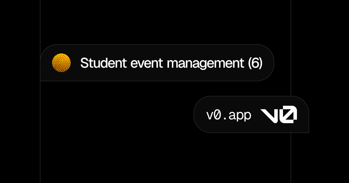 Student event management (6) - v0 by Vercel