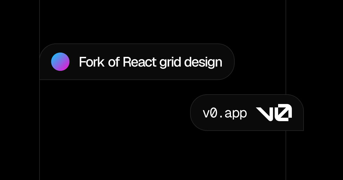 Fork of React grid design - v0 by Vercel