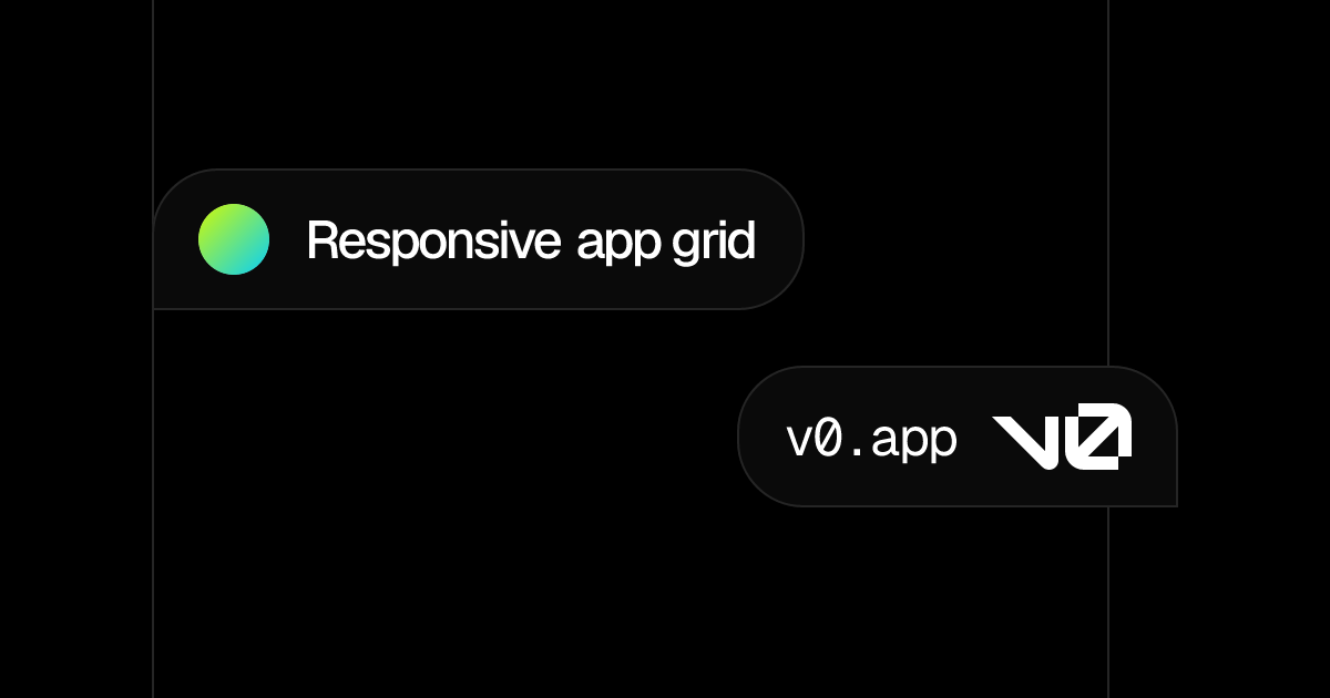 Responsive app grid - v0 by Vercel