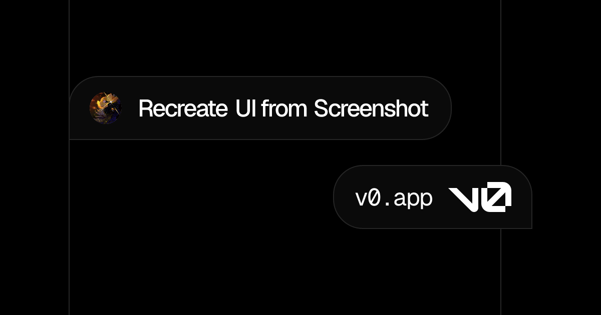 Recreate UI from Screenshot - v0 by Vercel