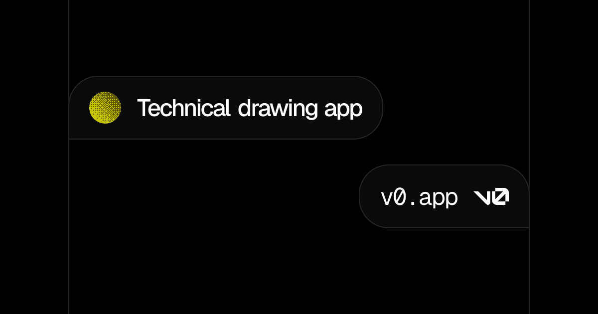 Technical drawing app - v0 by Vercel