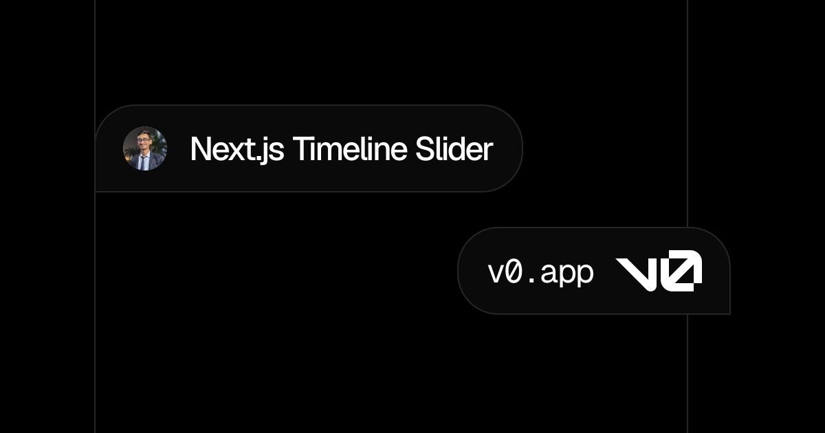 Next.js Timeline Slider - v0 by Vercel