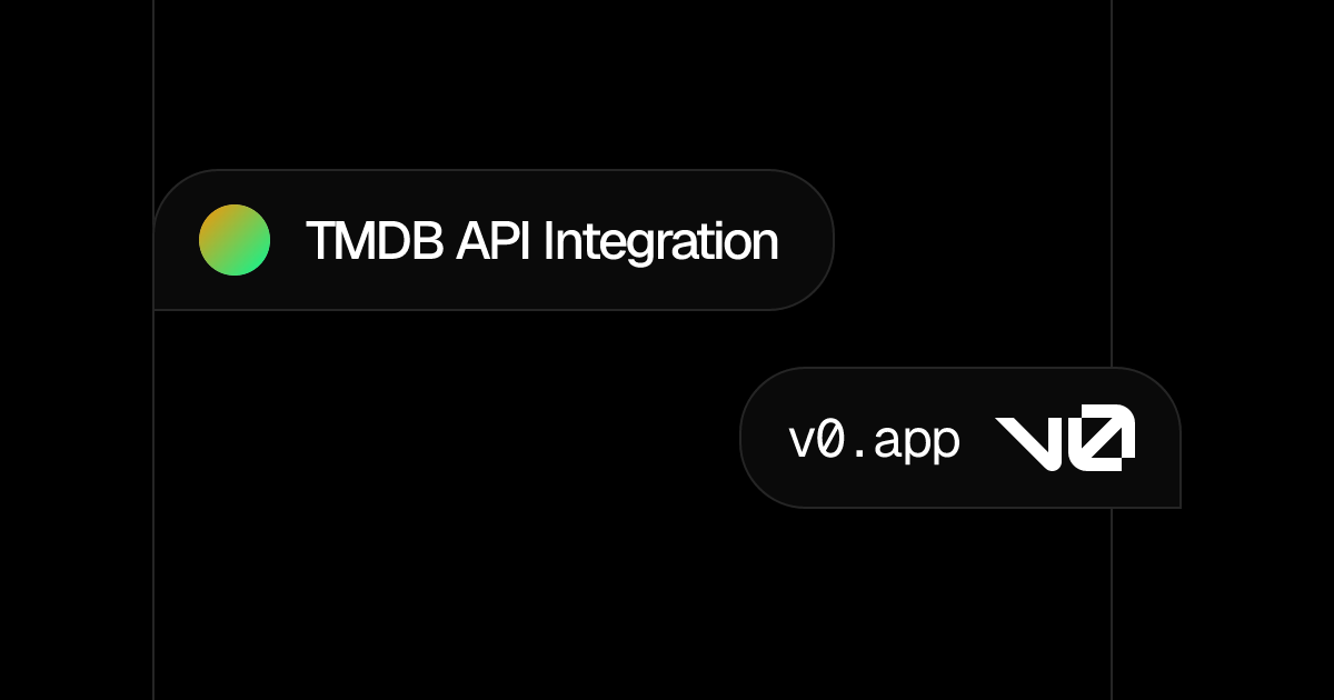 TMDB API Integration - v0 by Vercel