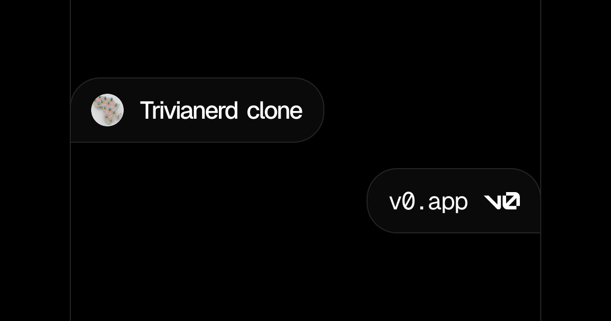 Trivianerd clone - v0 by Vercel