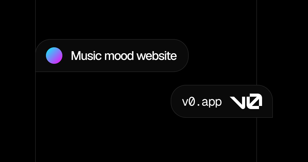 Music mood website - v0 by Vercel