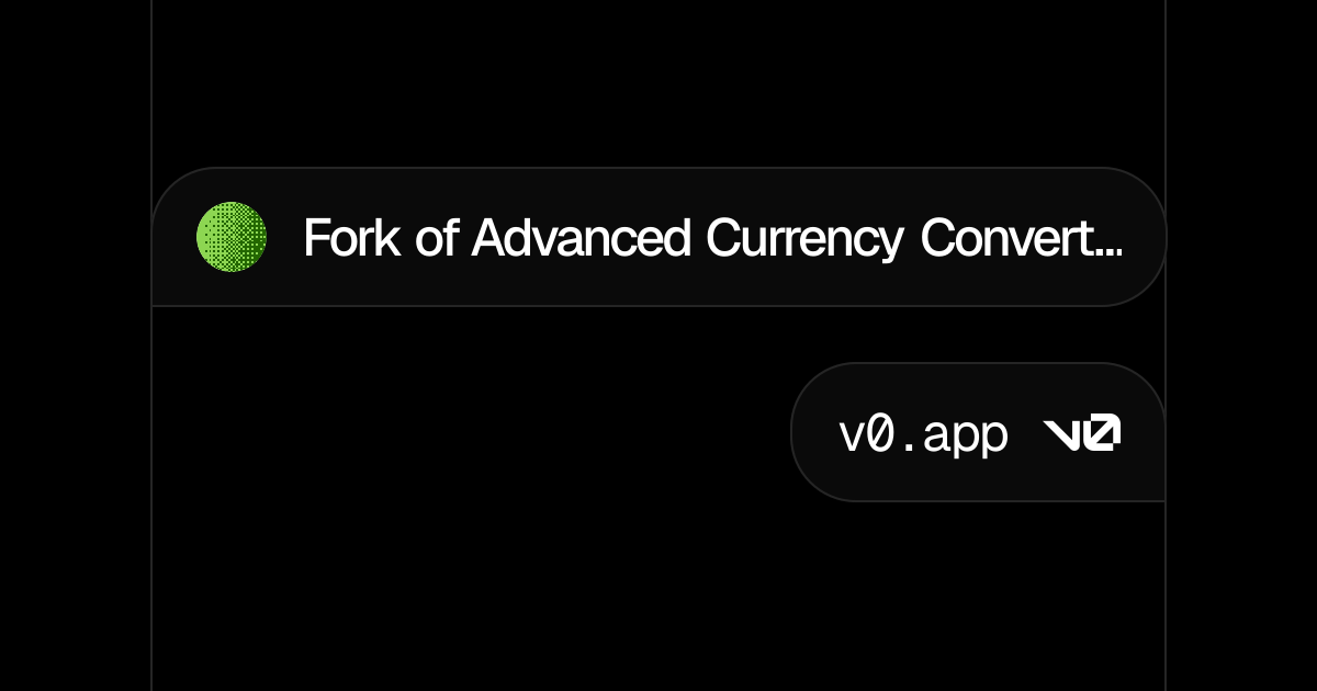 Fork of Advanced Currency Converter - v0 by Vercel