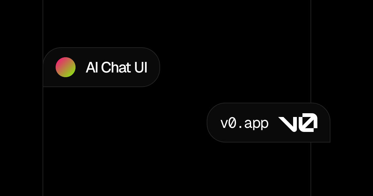 AI Chat UI - v0 by Vercel
