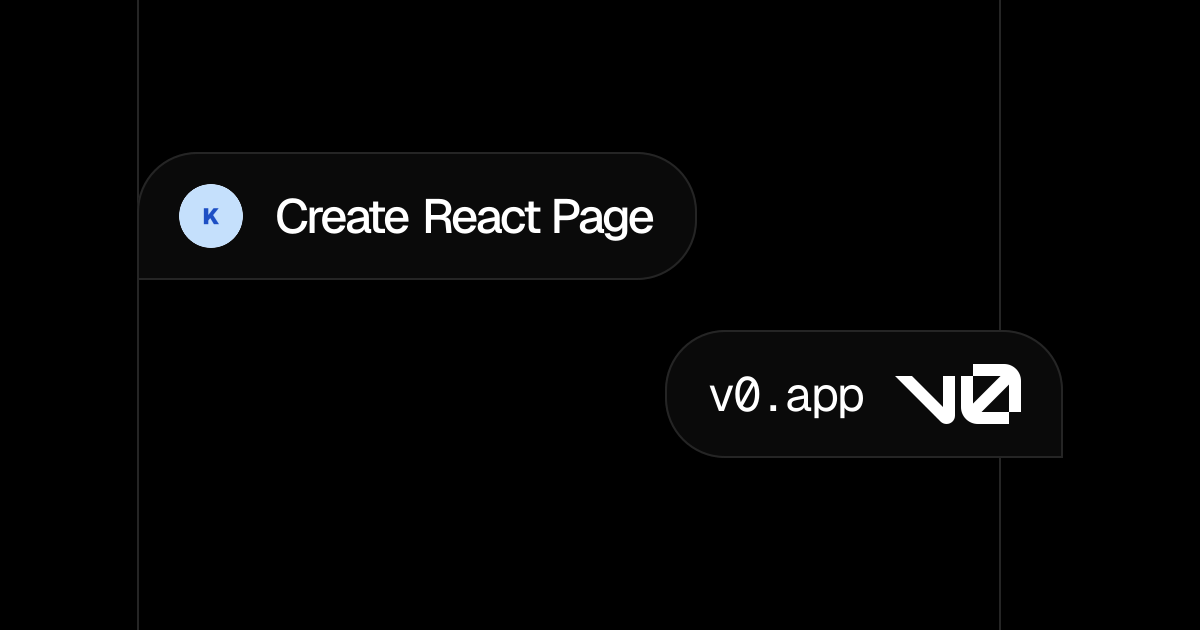 Create React Page - v0 by Vercel
