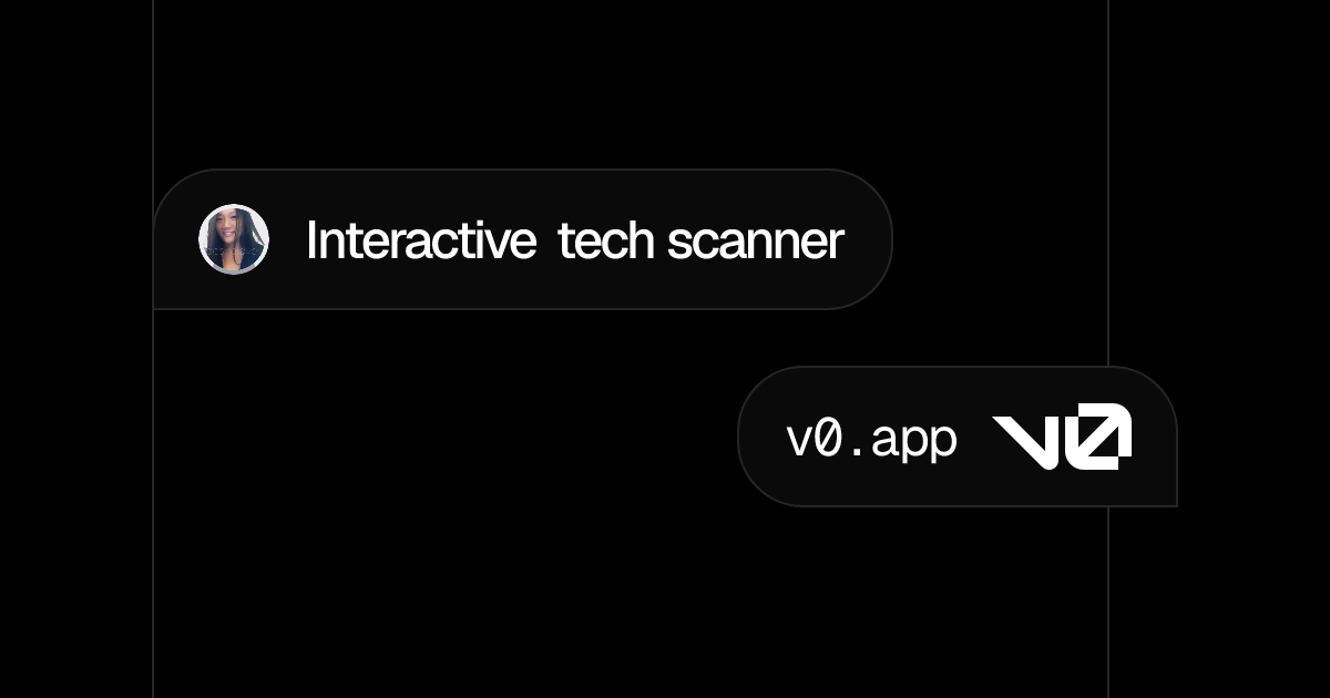 Interactive tech scanner - v0 by Vercel