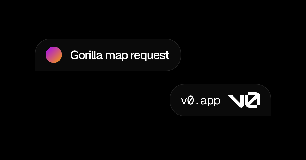 Gorilla map request - v0 by Vercel
