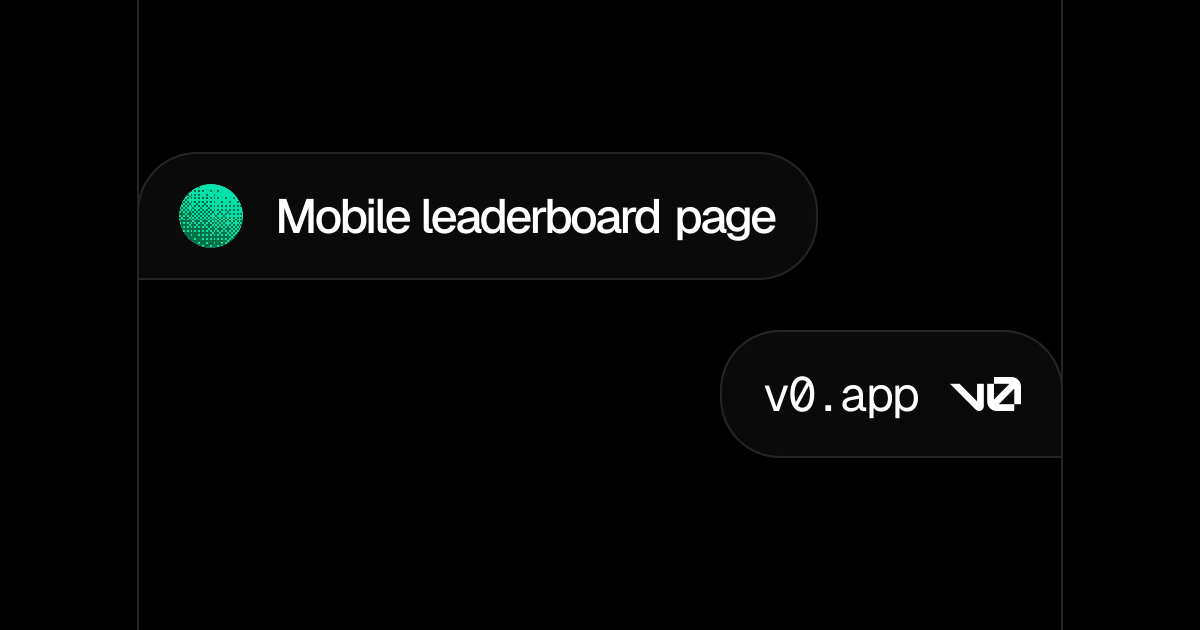 Mobile leaderboard page - v0 by Vercel
