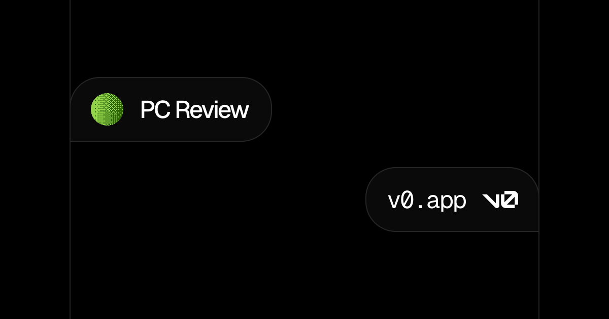 PC Review - v0 by Vercel