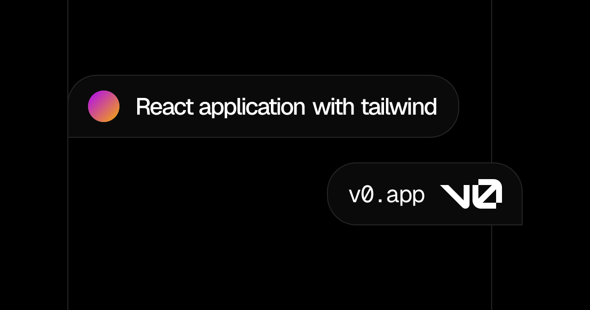 React application with tailwind - v0 by Vercel
