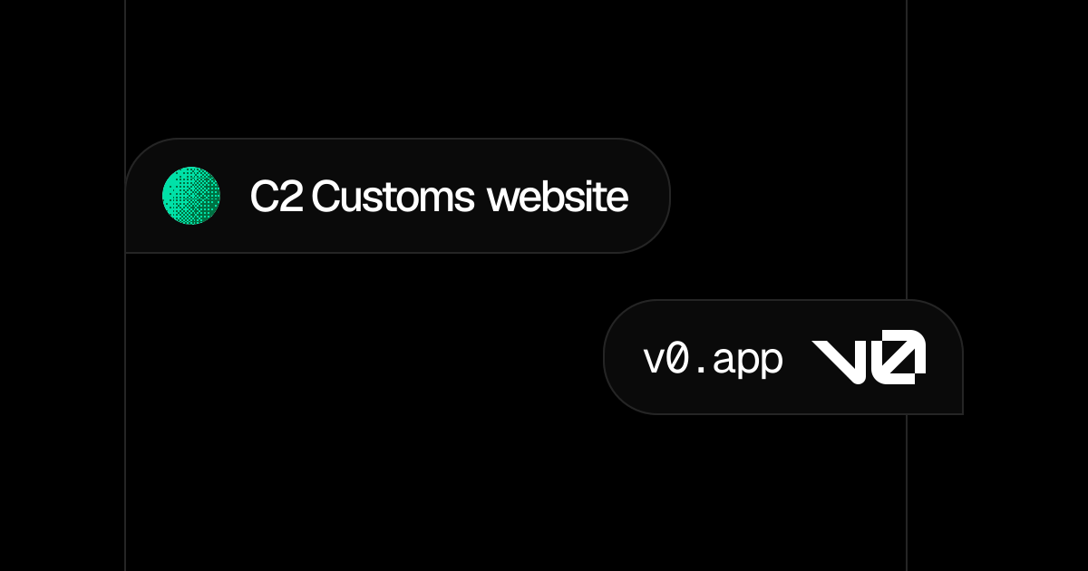 C2 Customs website - v0 by Vercel