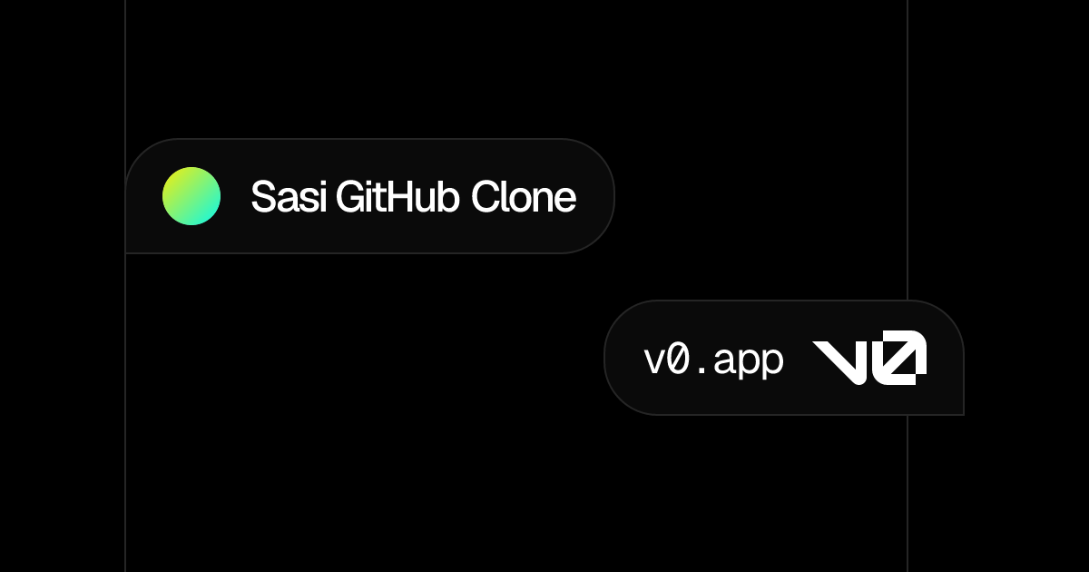 Sasi GitHub Clone - v0 by Vercel