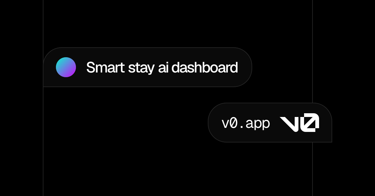 Smart stay ai dashboard - v0 by Vercel