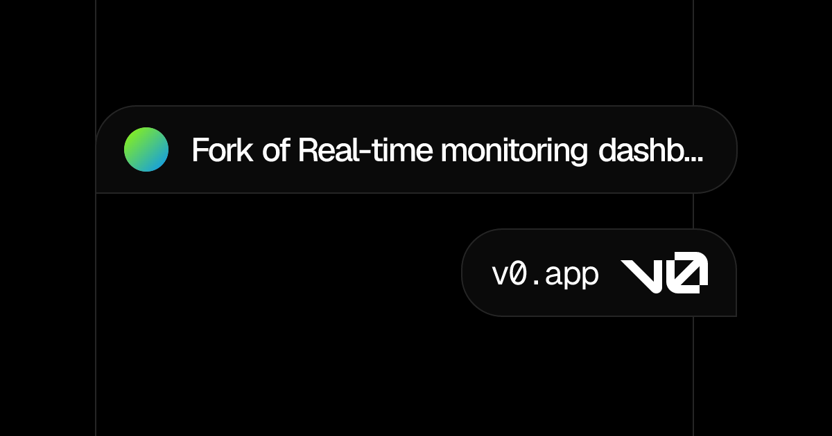 Fork Of Real Time Monitoring Dashboard V0 By Vercel