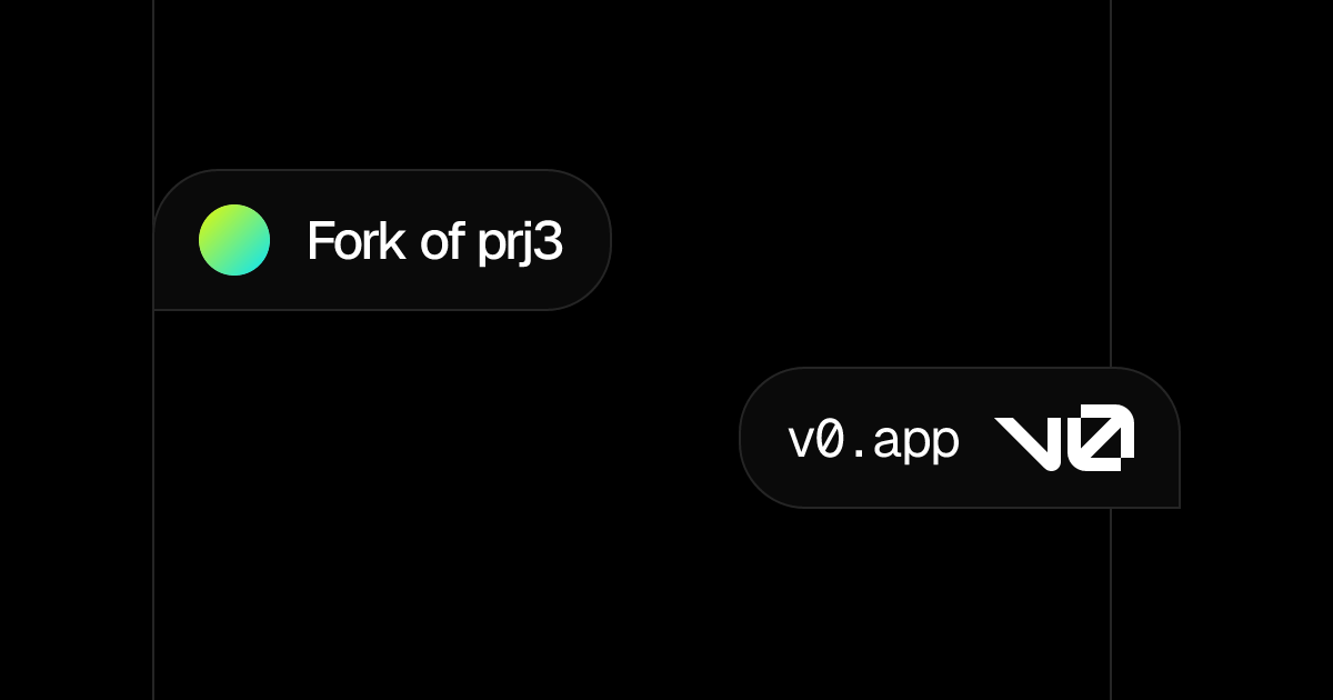 Fork of prj3 - v0 by Vercel