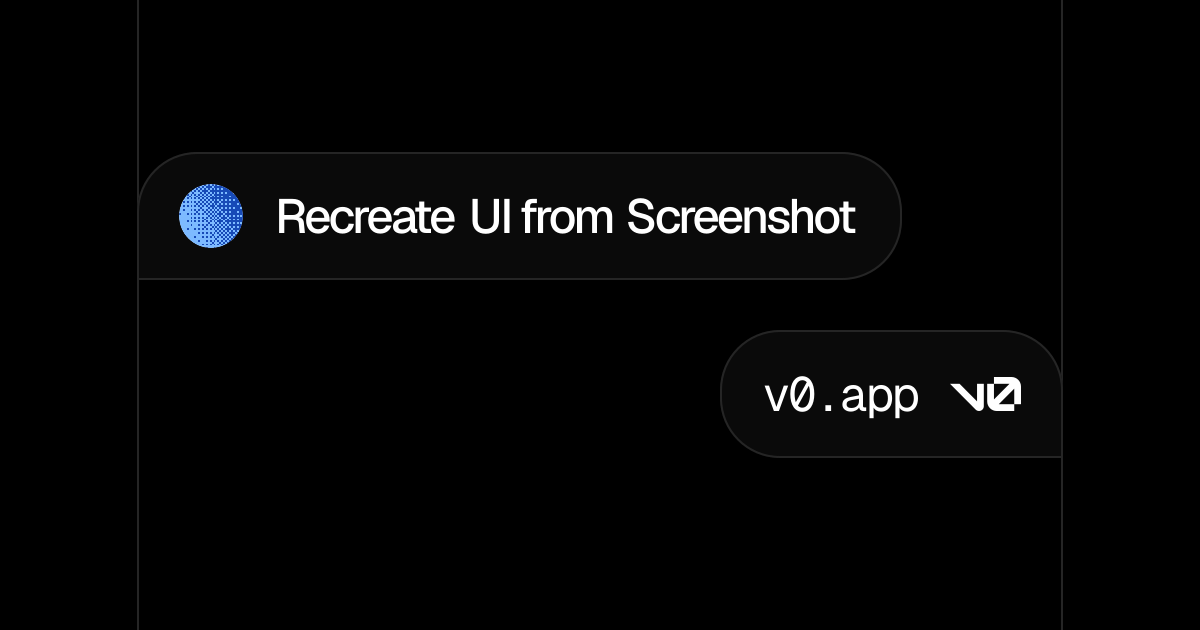 Recreate UI from Screenshot - v0 by Vercel