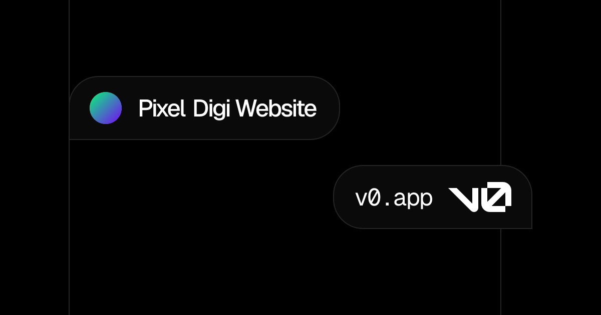 Pixel Digi Website - v0 by Vercel